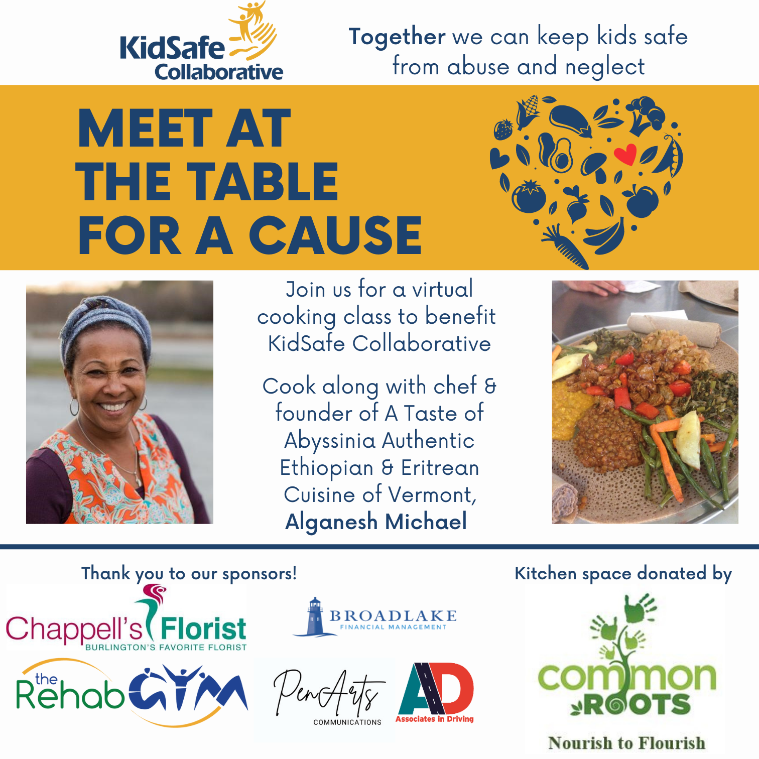 Meet At The Table For a Cause with Alganesh Michael 2-26-22