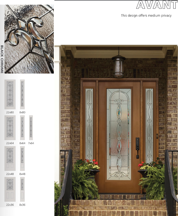 Custom Glass Inserts l Tampa, FL l DoorPro Entryways, Inc.