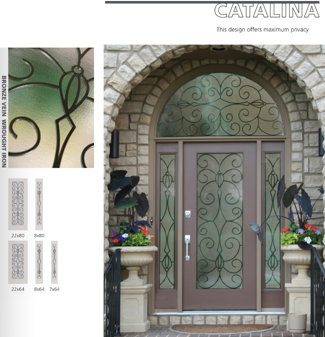 Custom Glass Inserts l Tampa, FL l DoorPro Entryways, Inc.