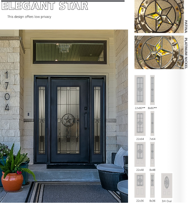Custom Glass Inserts l Tampa, FL l DoorPro Entryways, Inc.