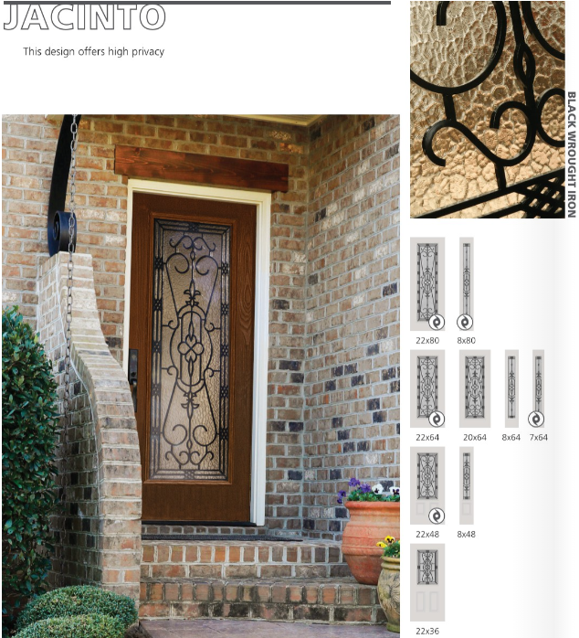 Custom Glass Inserts l Tampa, FL l DoorPro Entryways, Inc.