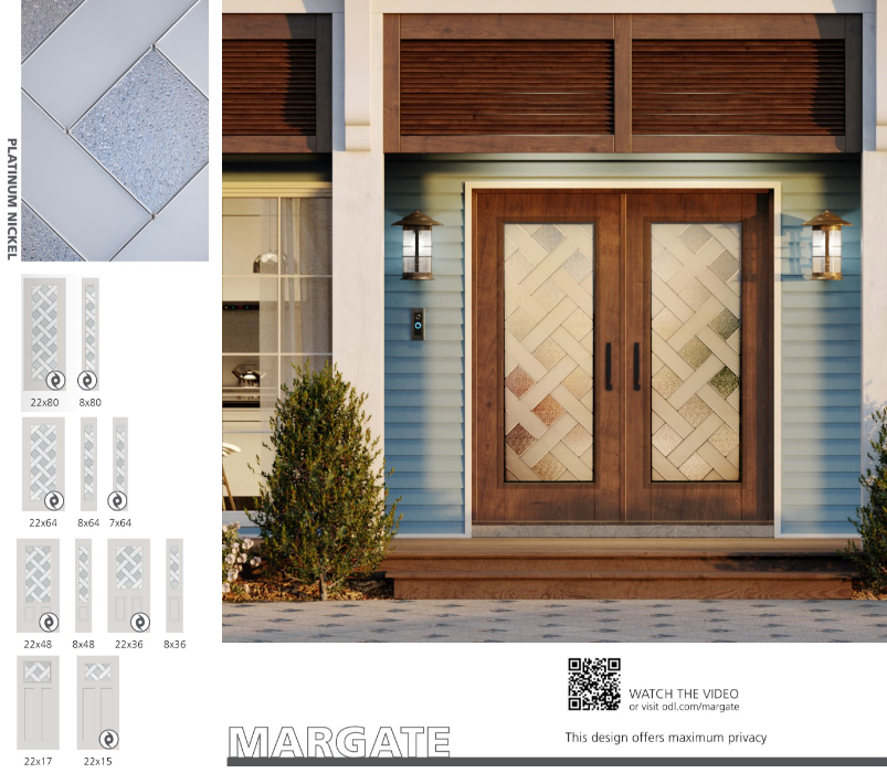 Custom Glass Inserts l Tampa, FL l DoorPro Entryways, Inc.