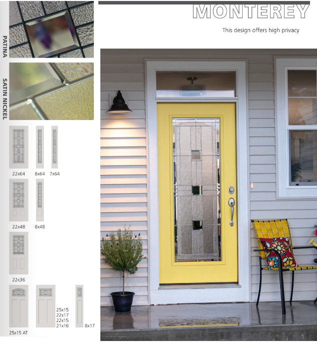 Custom Glass Inserts l Tampa, FL l DoorPro Entryways, Inc.