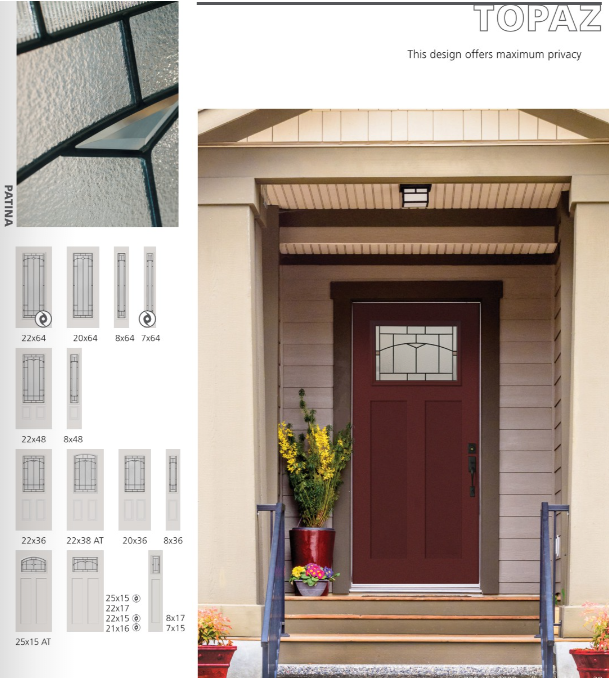 Custom Glass Inserts l Tampa, FL l DoorPro Entryways, Inc.