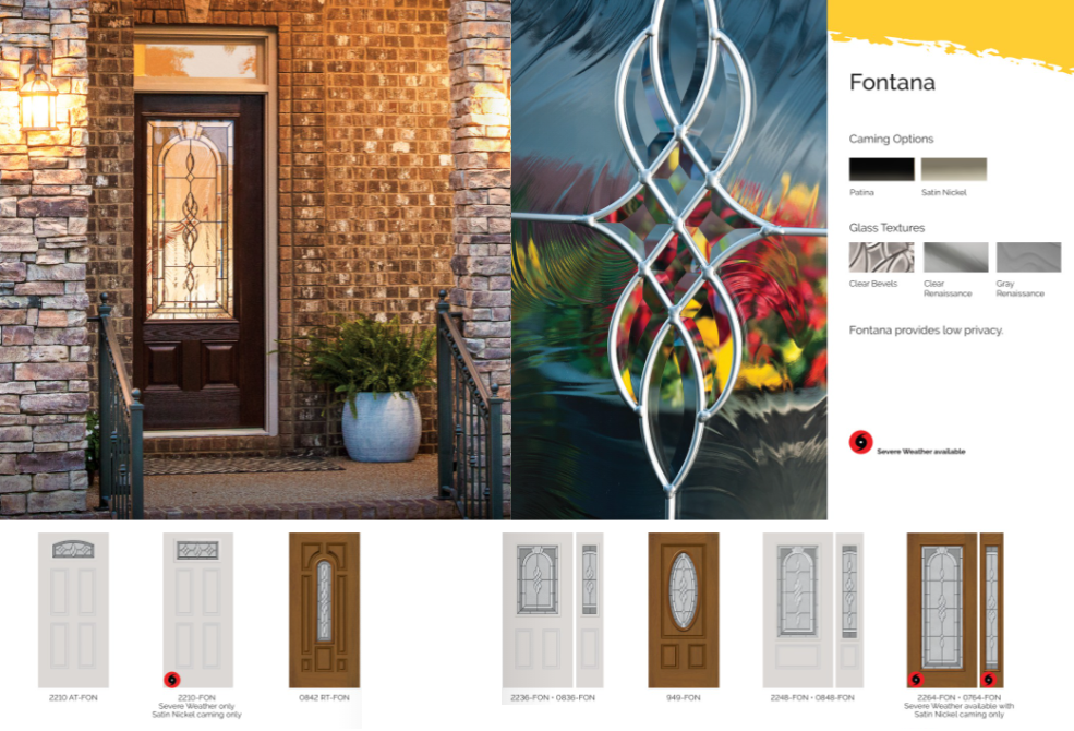 Custom Glass Inserts l Tampa, FL l DoorPro Entryways, Inc.