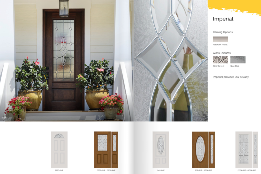 Custom Glass Inserts l Tampa, FL l DoorPro Entryways, Inc.