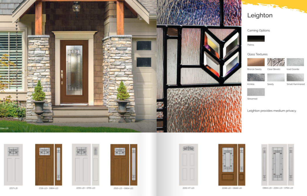 Custom Glass Inserts l Tampa, FL l DoorPro Entryways, Inc.