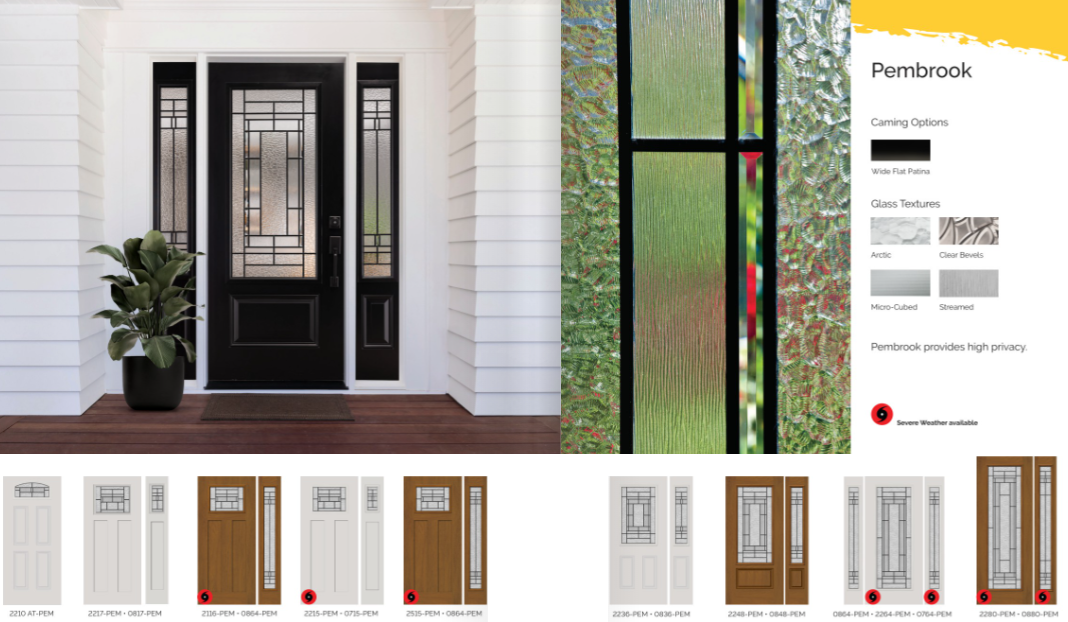 Custom Glass Inserts l Tampa, FL l DoorPro Entryways, Inc.