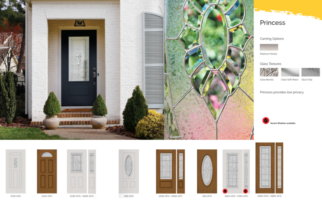 Custom Glass Inserts l Tampa, FL l DoorPro Entryways, Inc.