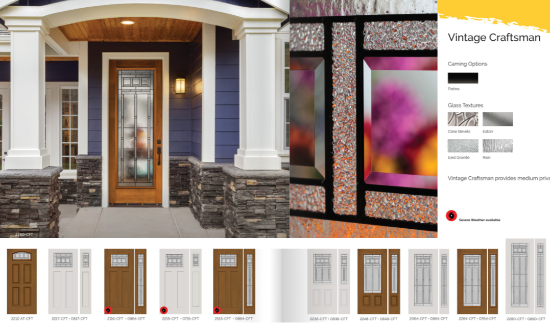 Custom Glass Inserts l Tampa, FL l DoorPro Entryways, Inc.