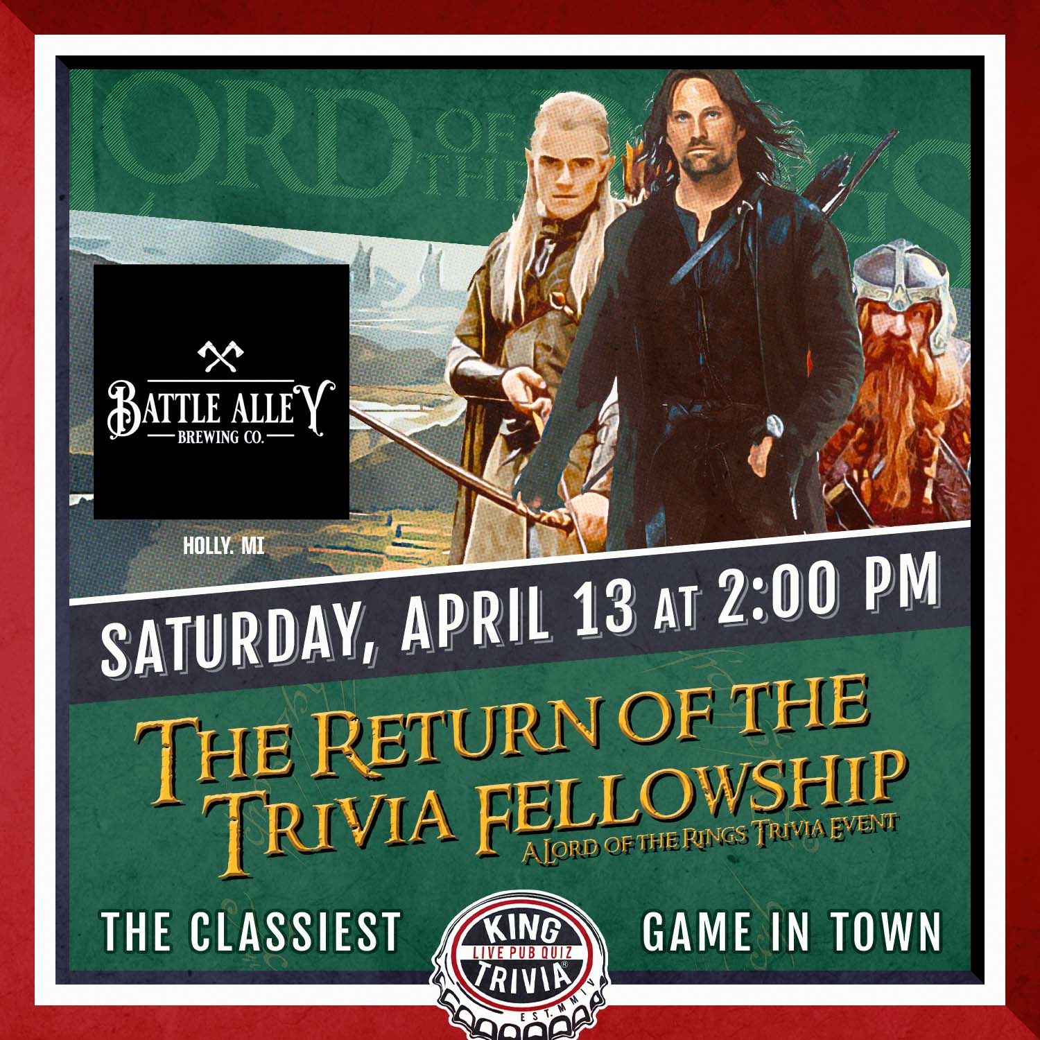 Spring Into the Shire Special Event | Battle Alley Brewing Co.