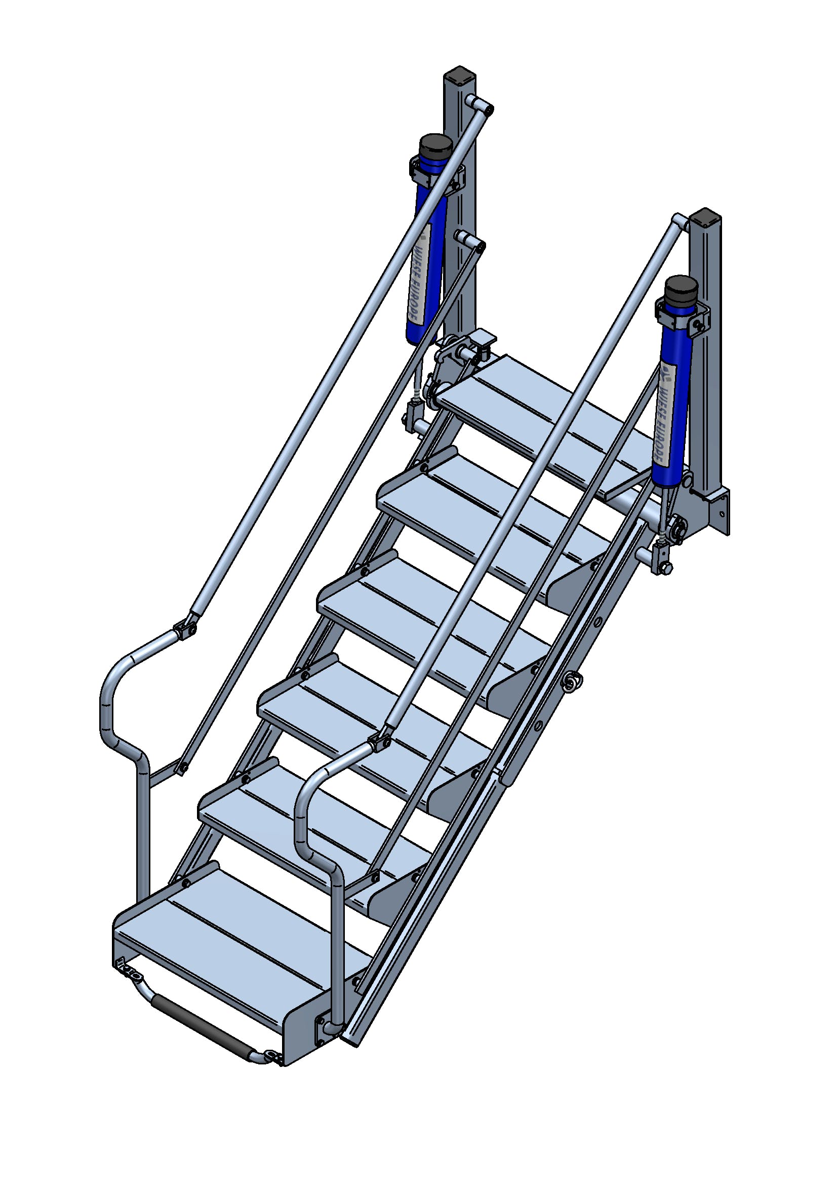 Folding Stairs & Safety Cages | Tanabe Engineering MY & SG