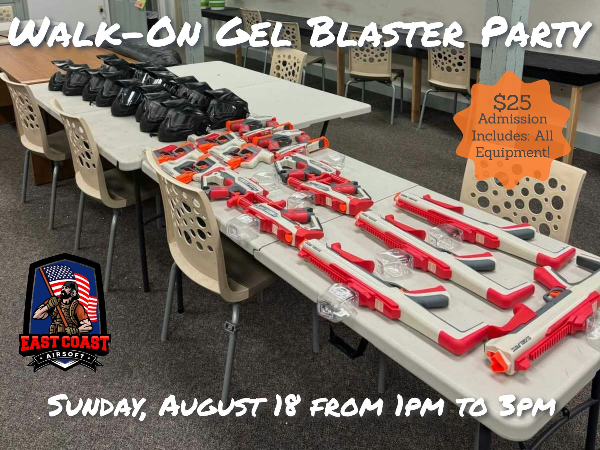 Marylands Largest Indoor Airsoft, Nerf & Gel Blaster Arena!