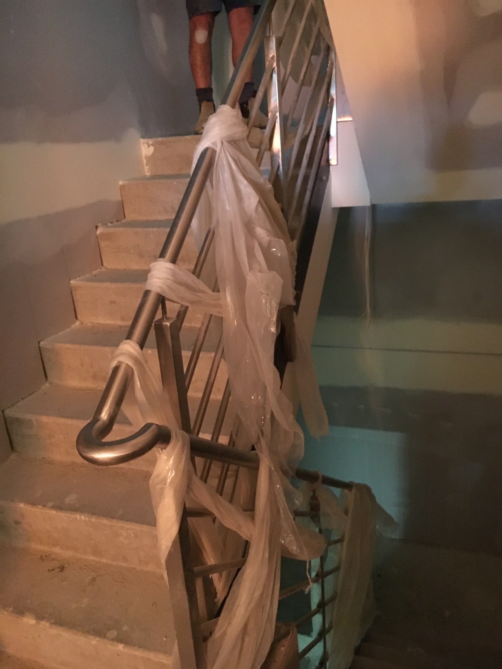 Apartment handrails | Stainless Steel Handrails | Fire Stair Handrail