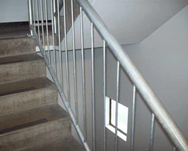 Apartment handrails | Stainless Steel Handrails | Fire Stair Handrail
