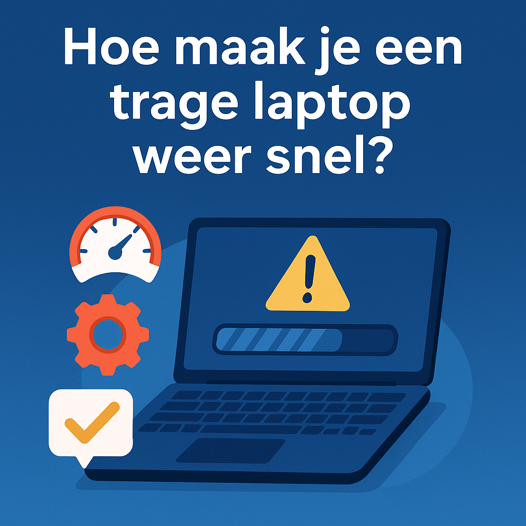 Hoe maak je een trage laptop weer snel?