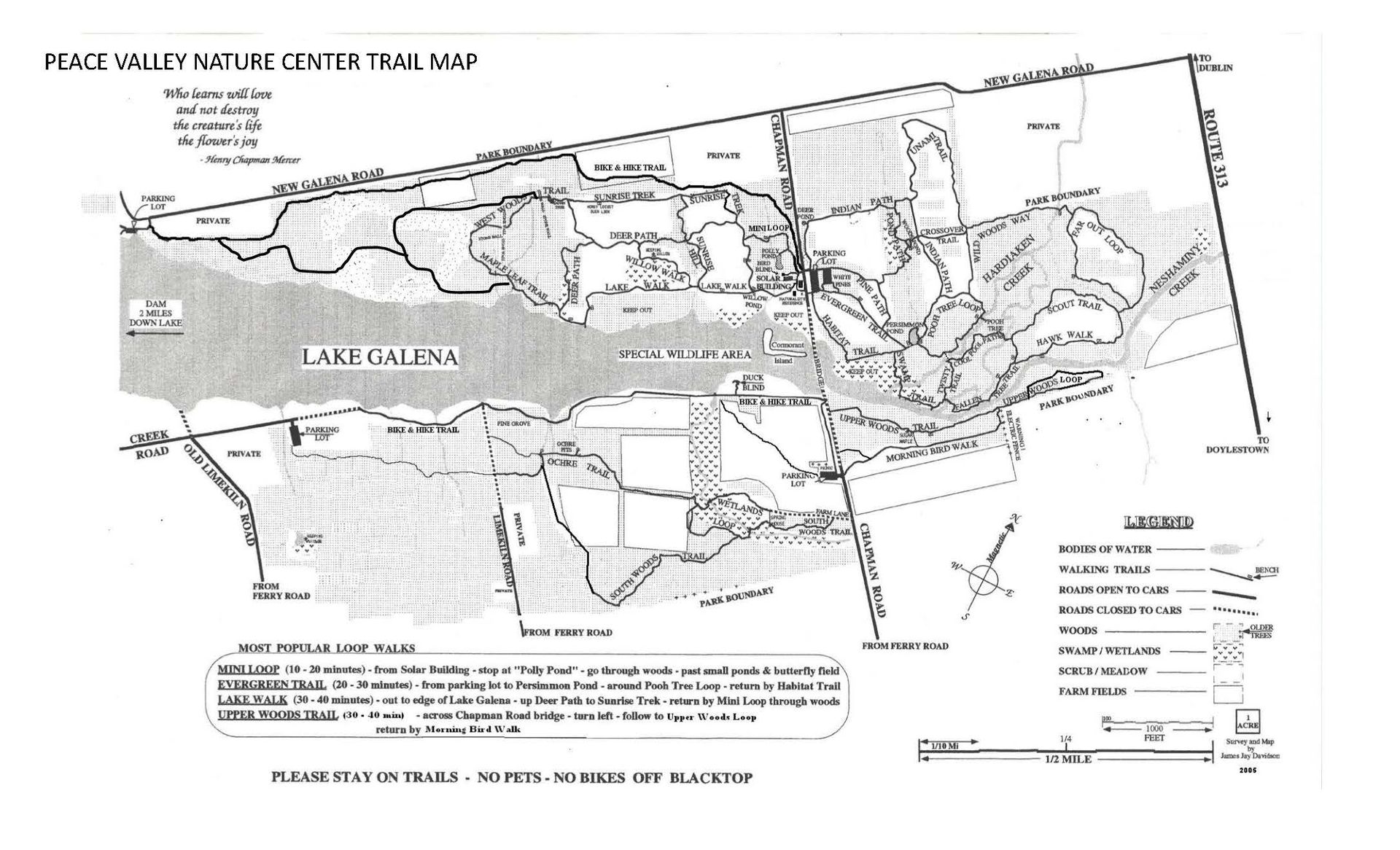 Plan Your Visit | Peace Valley Nature Center