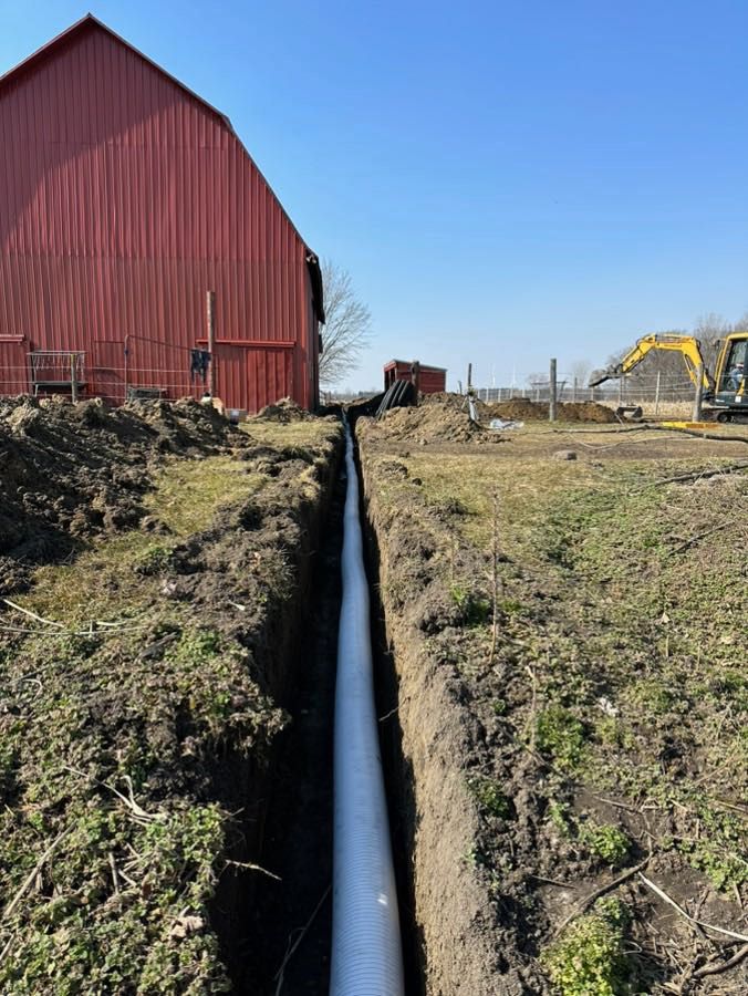 Below-Ground Excavation | C.M. Excavating | Merrill & Midland, MI