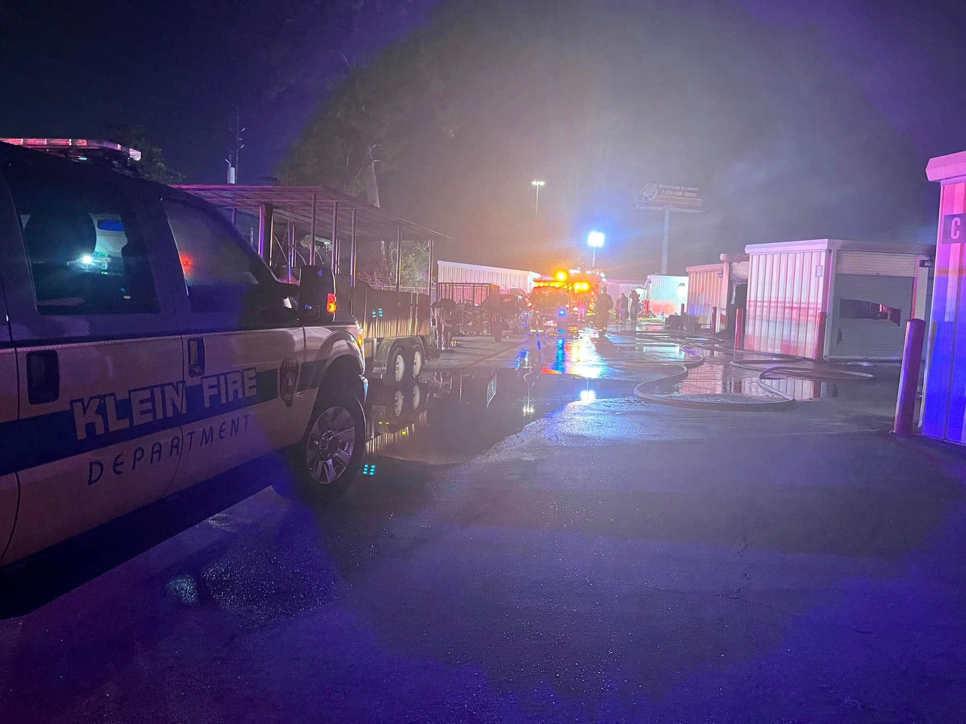 Large Commercial Storage Fire