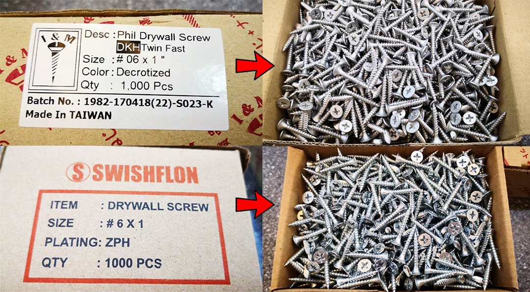 Perbezaan Antara Skru Biasa Dan Dacrotized Skru