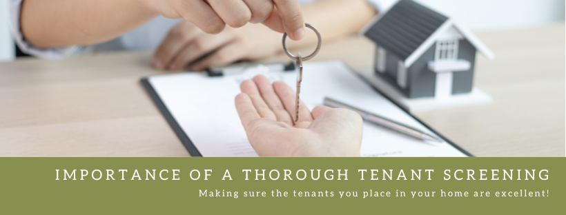 Importance of a Thorough Tenant Screening!