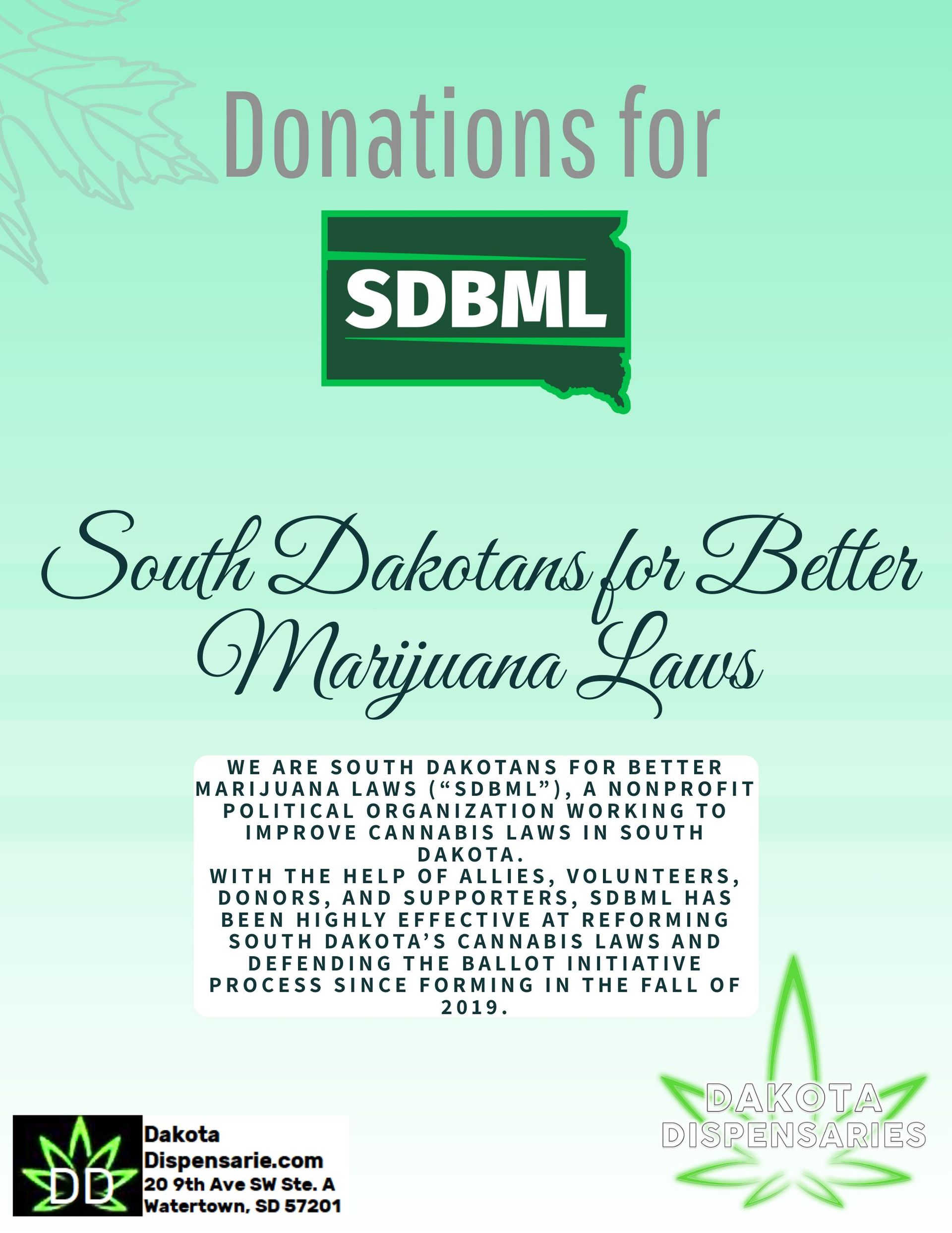 Medical Marijuana Dispensary | Watertown, SD | 605-880-6295