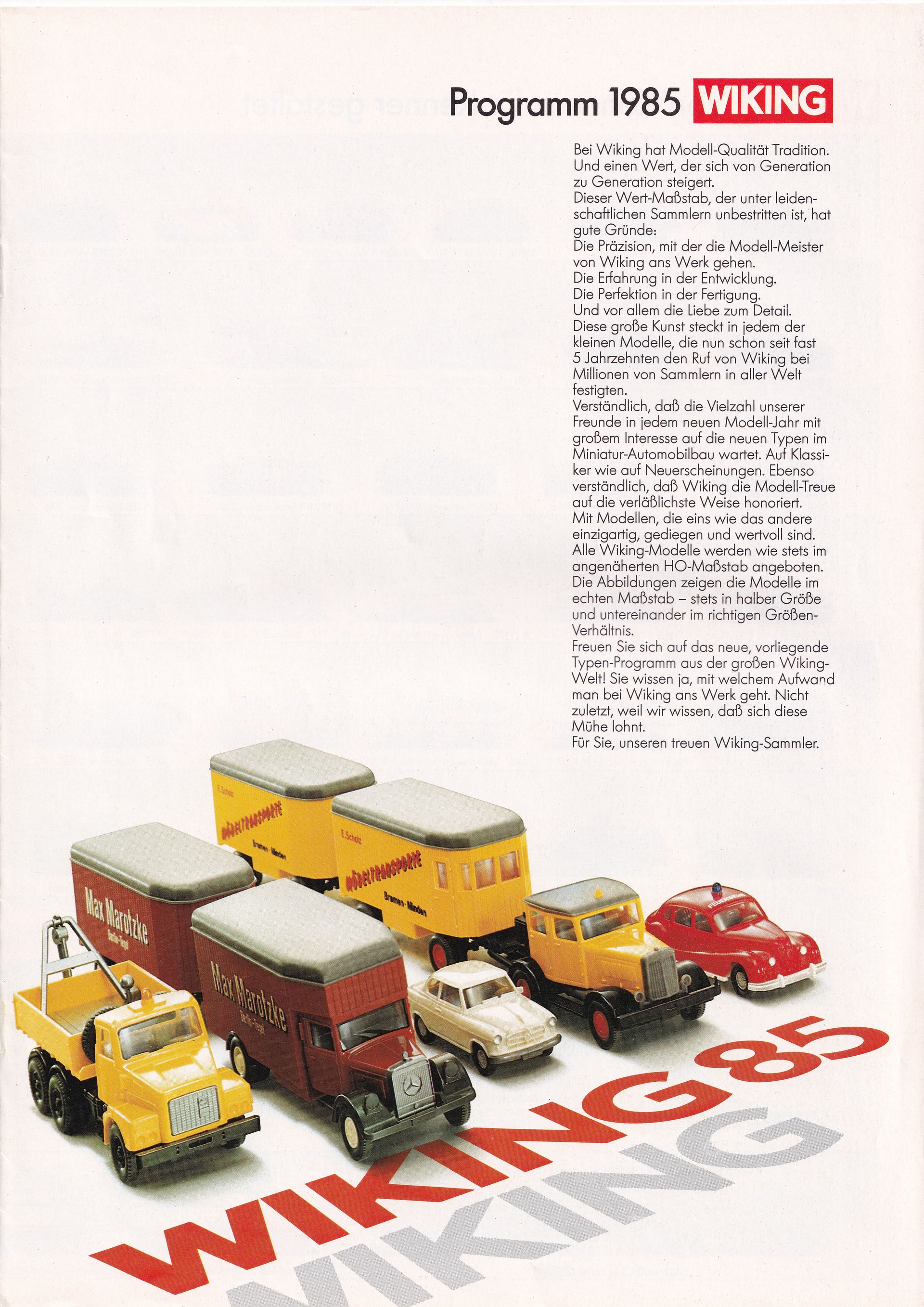 Wiking Katalog zum Download 1934 - 2025