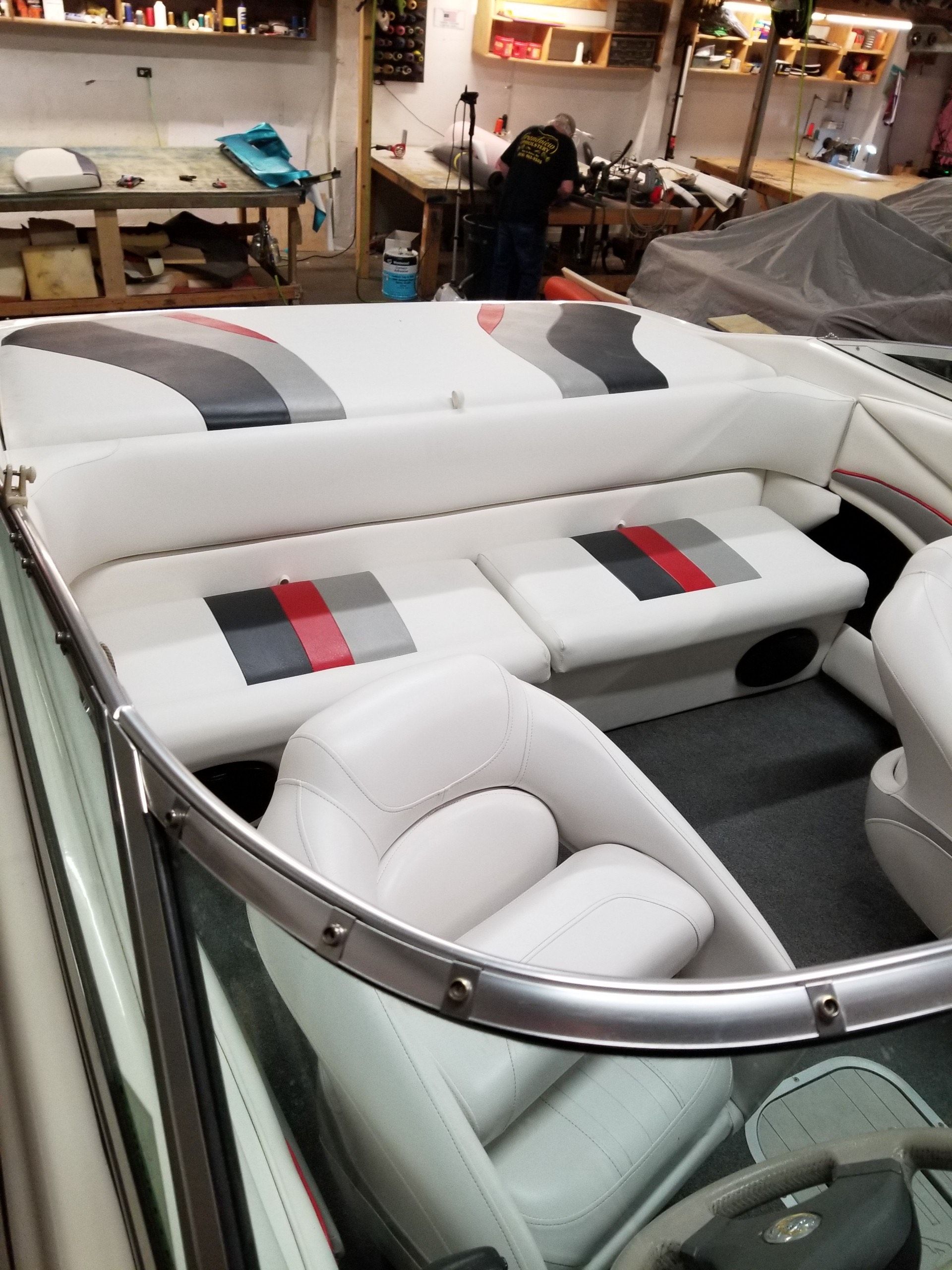 Custom Boat Seat Cover Upholstery Repair & Replacement