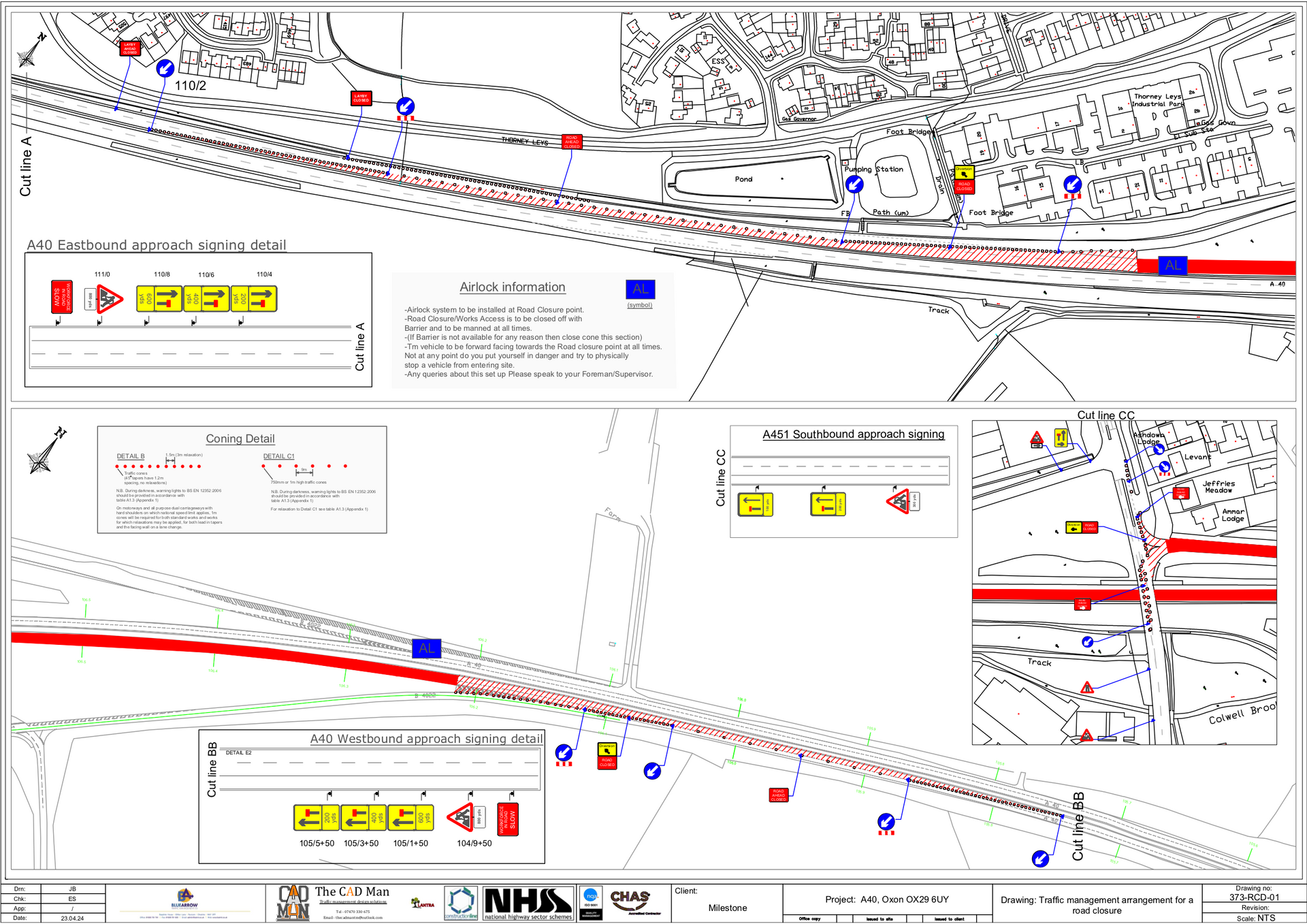 Further revised dates for temporary road closure at Witney, A40 Witney ...