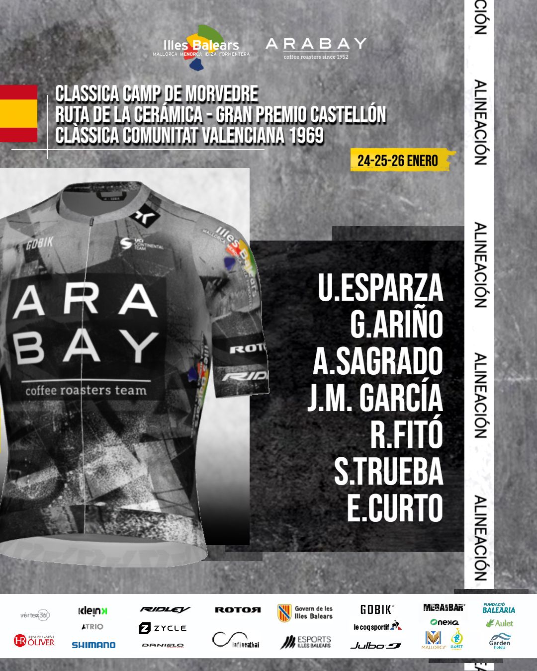 Illes Balears - Arabay arranca su temporada 2025 en el tríptico valenciano