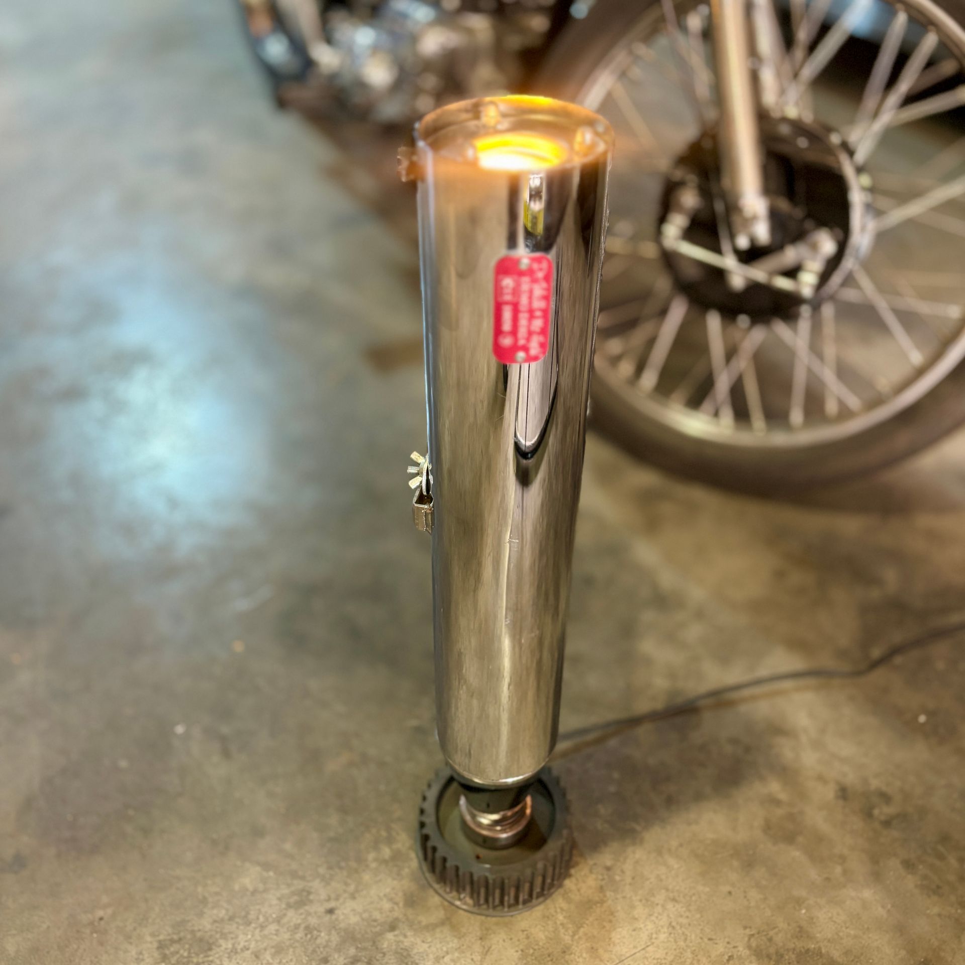 Welcome | Unique Lamps from Harley Parts | Alicante