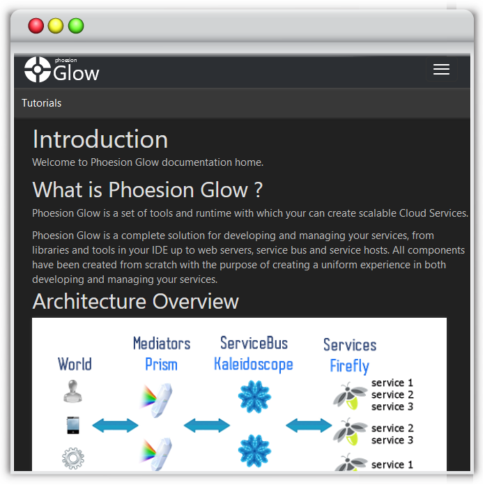 Phoesion Glow - Scaleable cloud web API backend using C#