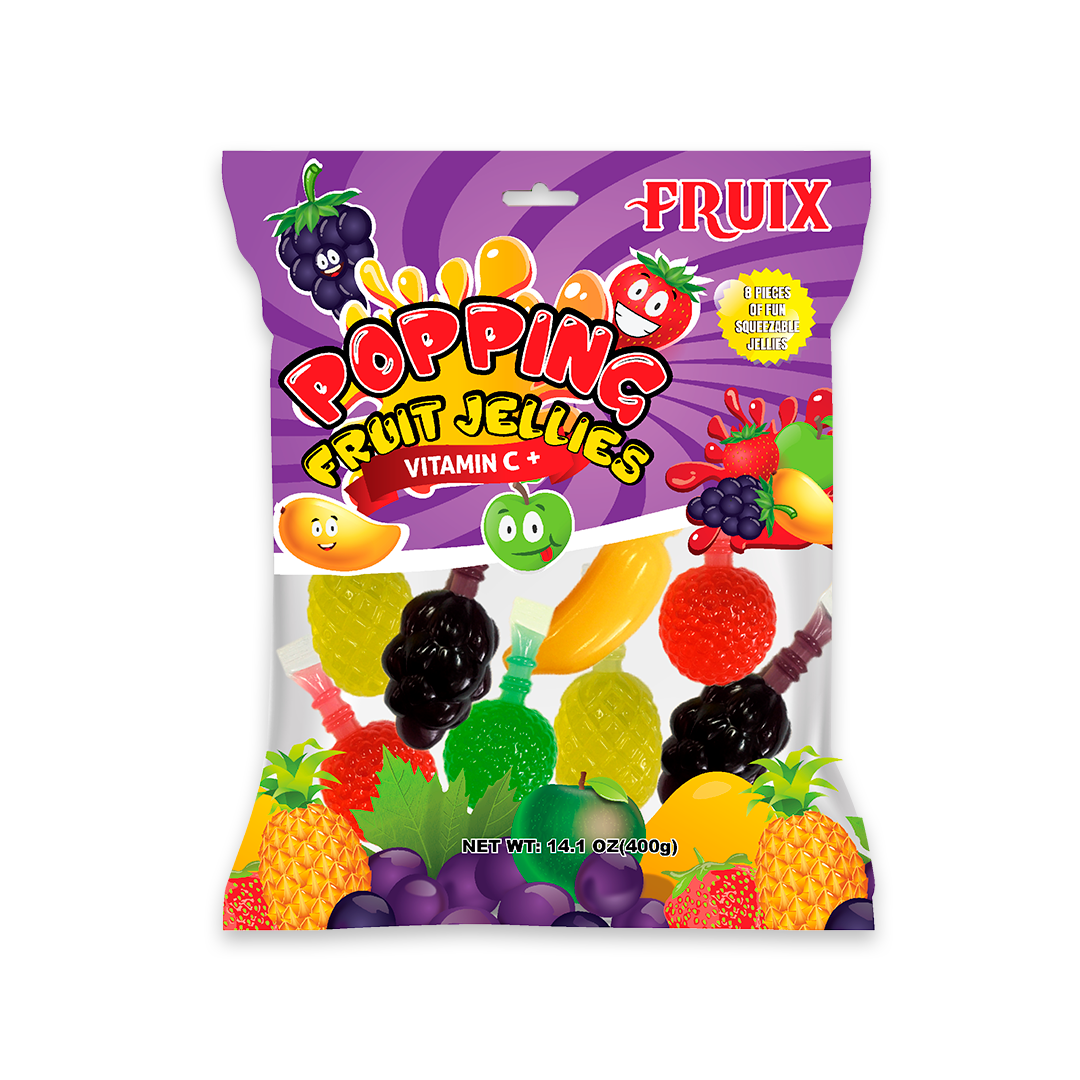Fruix | Popping Fruit Jellies Jar | Jelly Fruit From TikTok