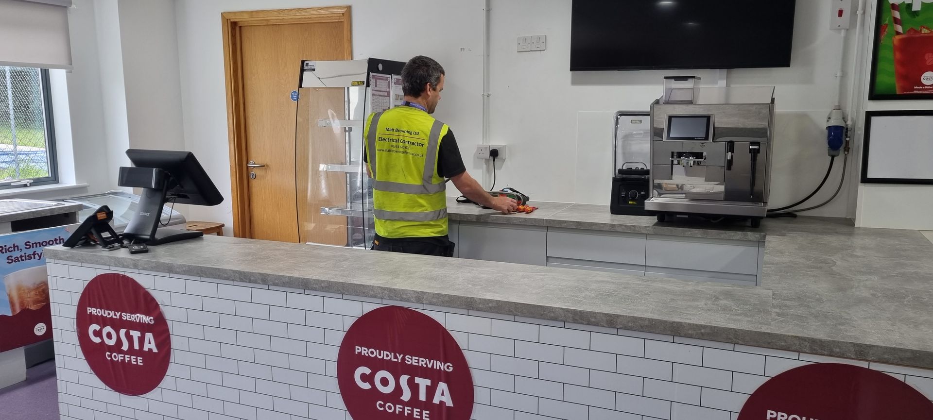 School Electrical Installation - Catering Equipment Connections