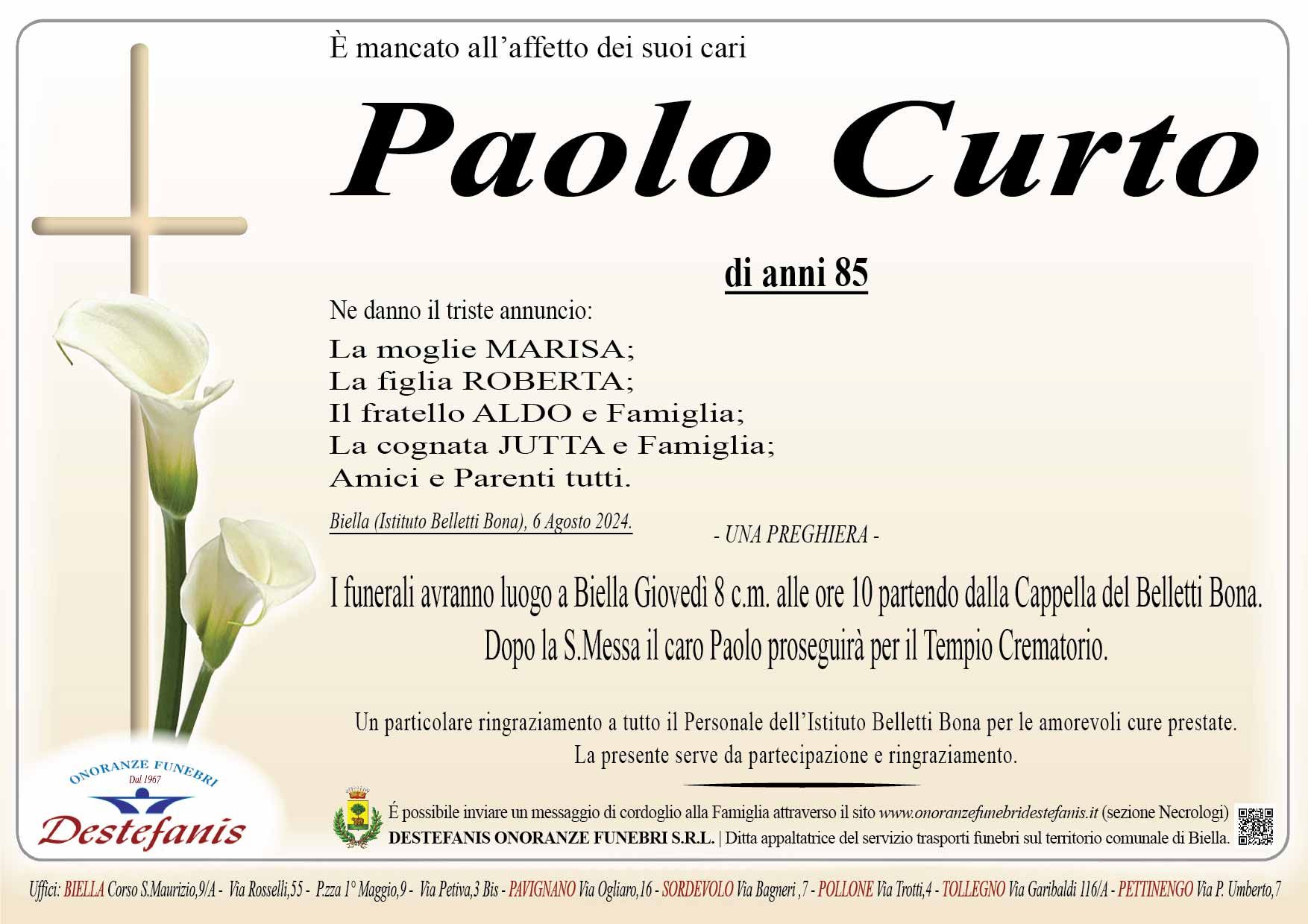Elenco deceduti | Biella, BI | Impresa Funebre Destefanis