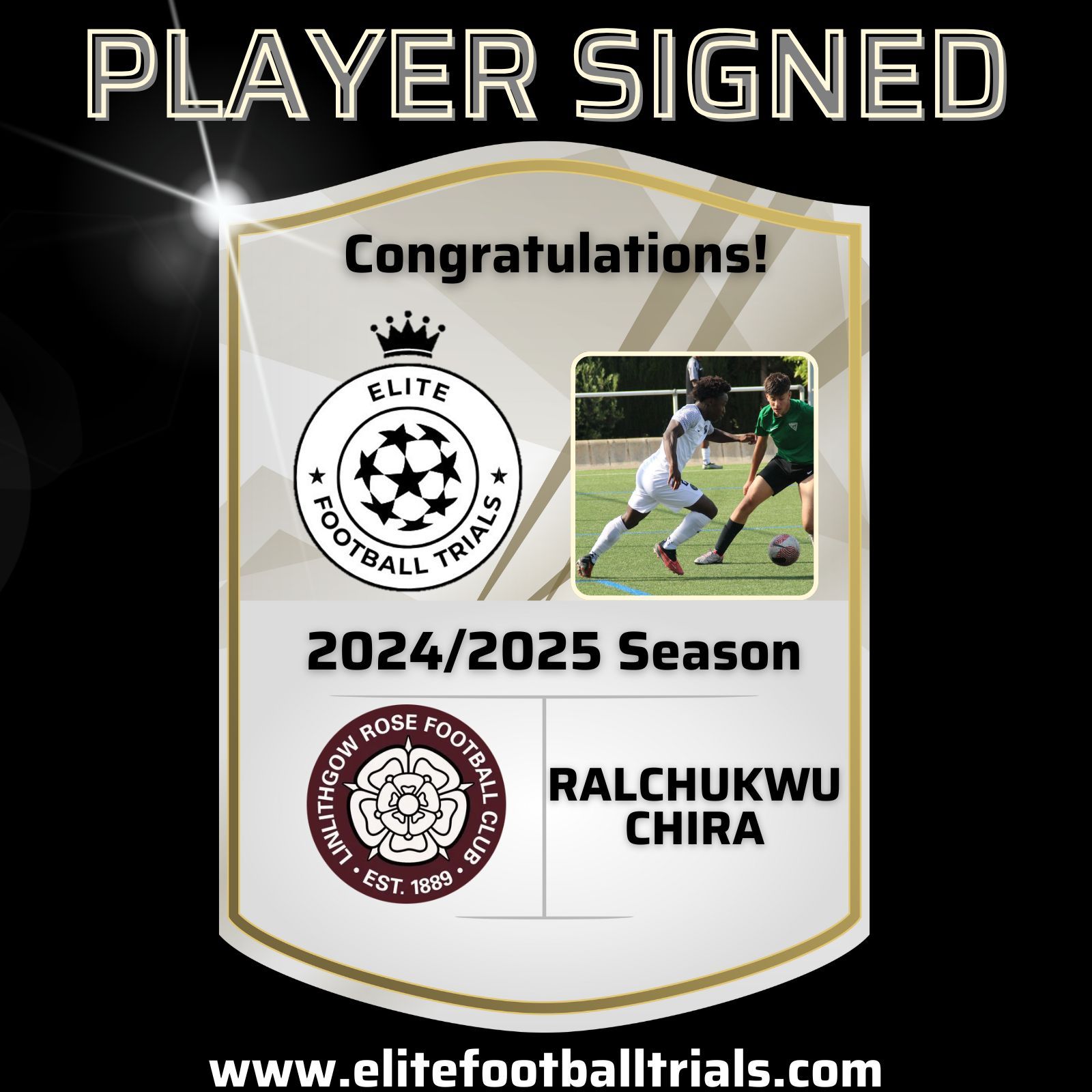 Become A Signed Football Player | Elite Football Trials