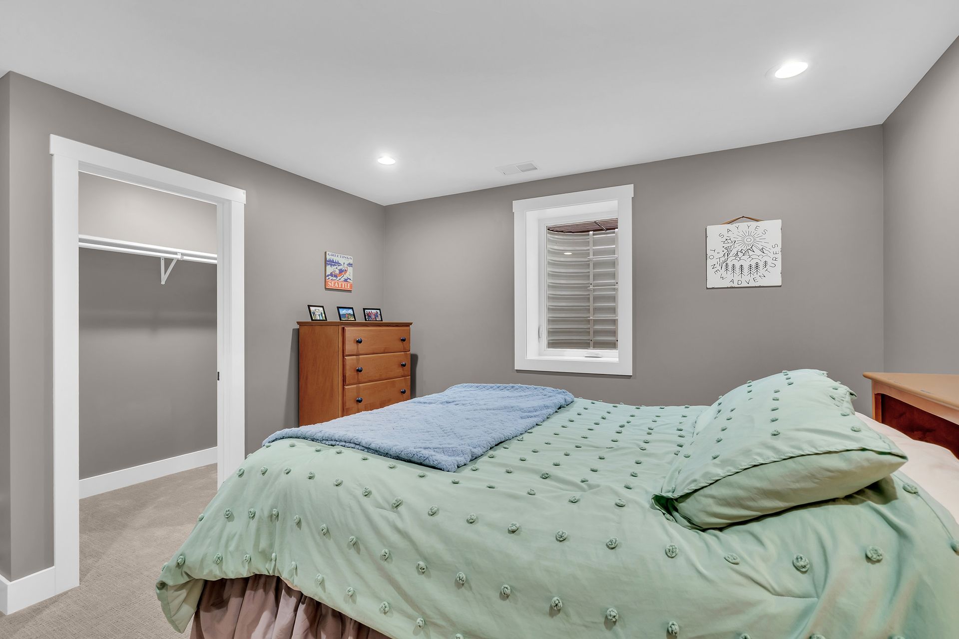 Finished Basement Guest Bedroom | Grand Rapids, MI