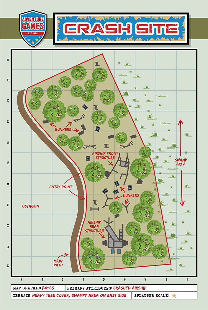 Crash Site Playing Field | AG Paintball Park