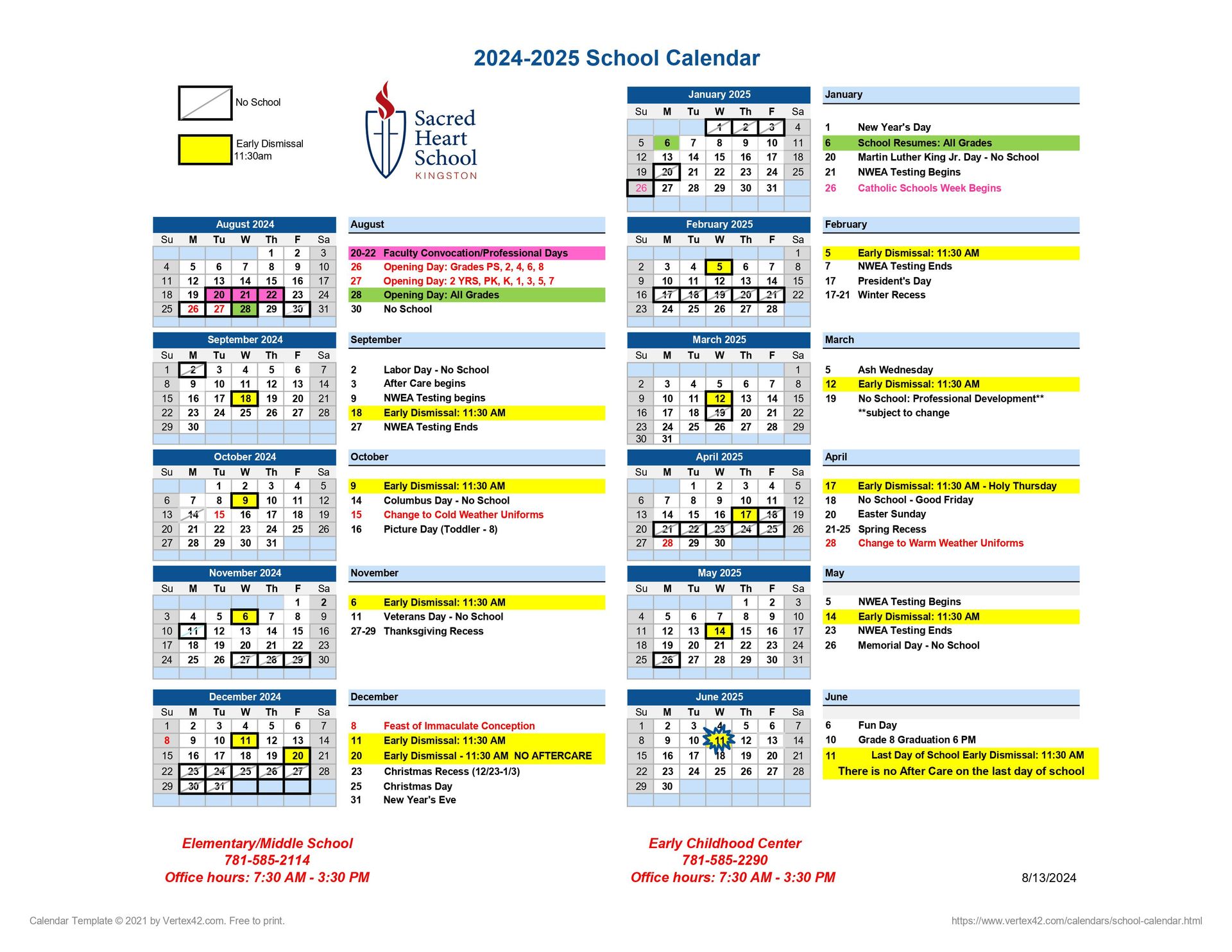 School Calendar