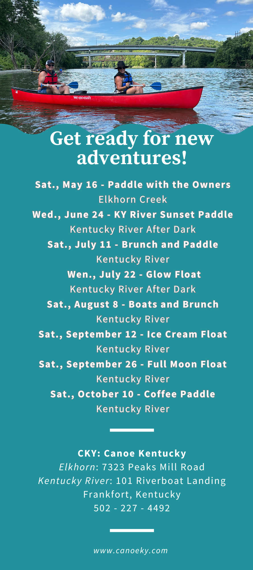 Guided Trips | Canoe Kentucky | Frankfort, KY