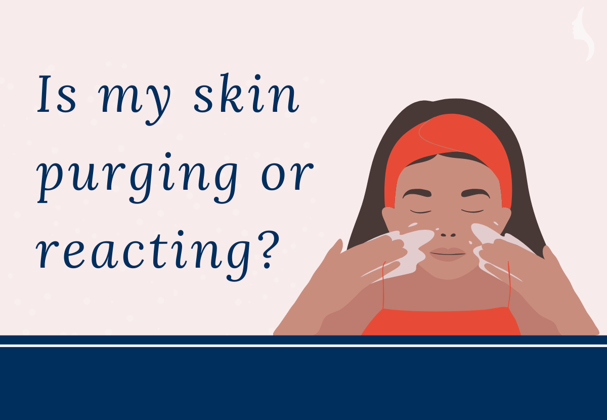Uncoding the secret language of our skin: Purging VS Reacting