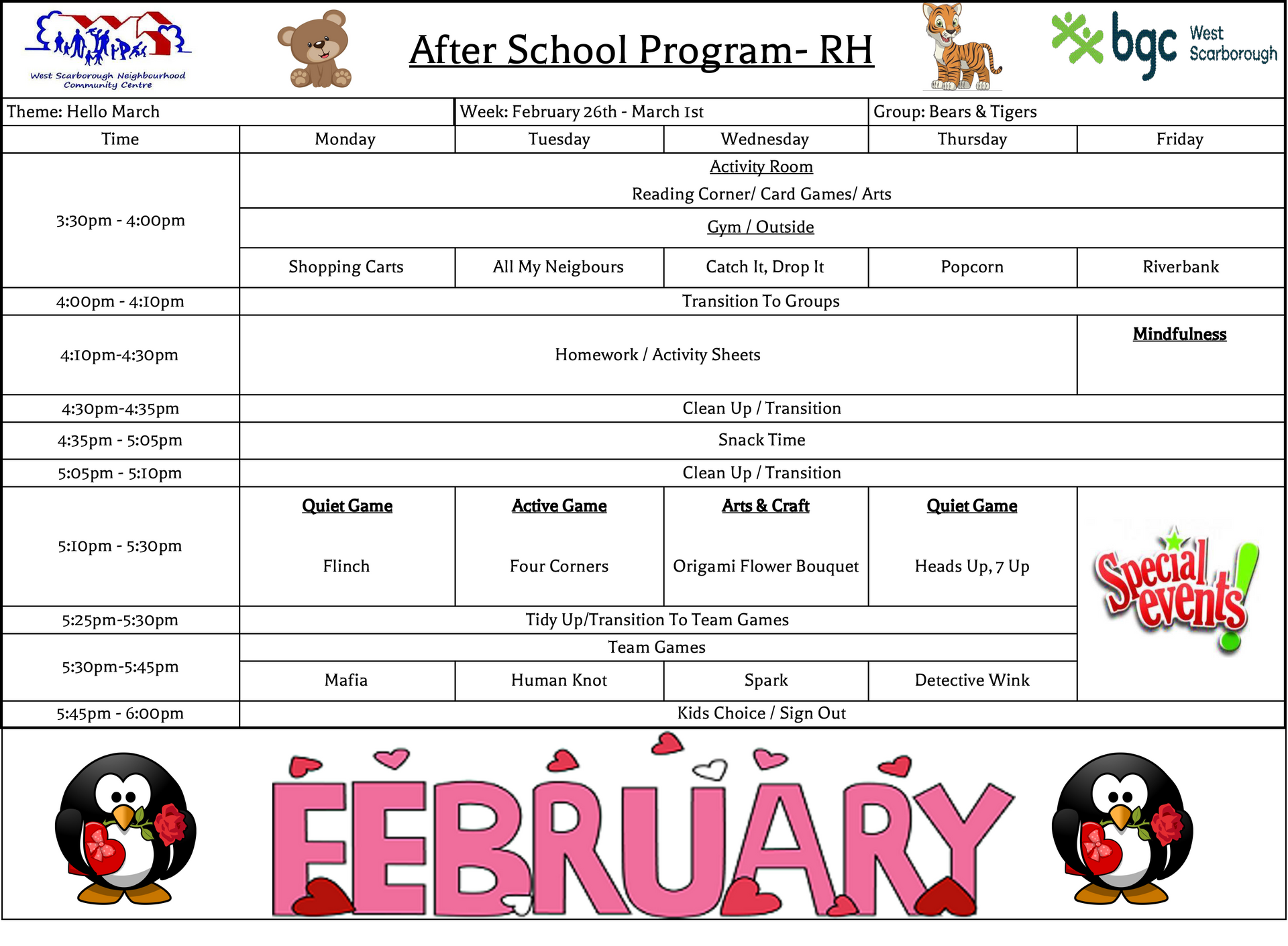 Summer & After School Programs | West Scarborough Neighbourhood ...