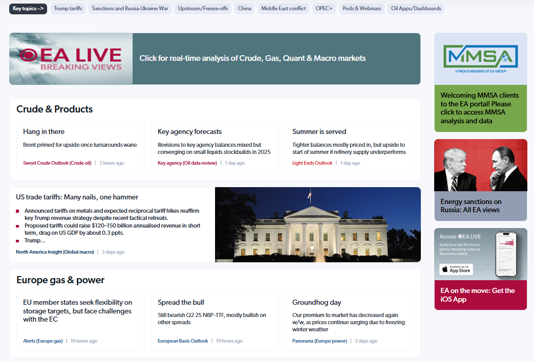 About us | Learn about Energy Aspects