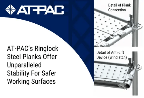 AT-PAC’S RINGLOCK STEEL PLANK OFFERS UNPARALLELED STABILITY FOR SAFER ...