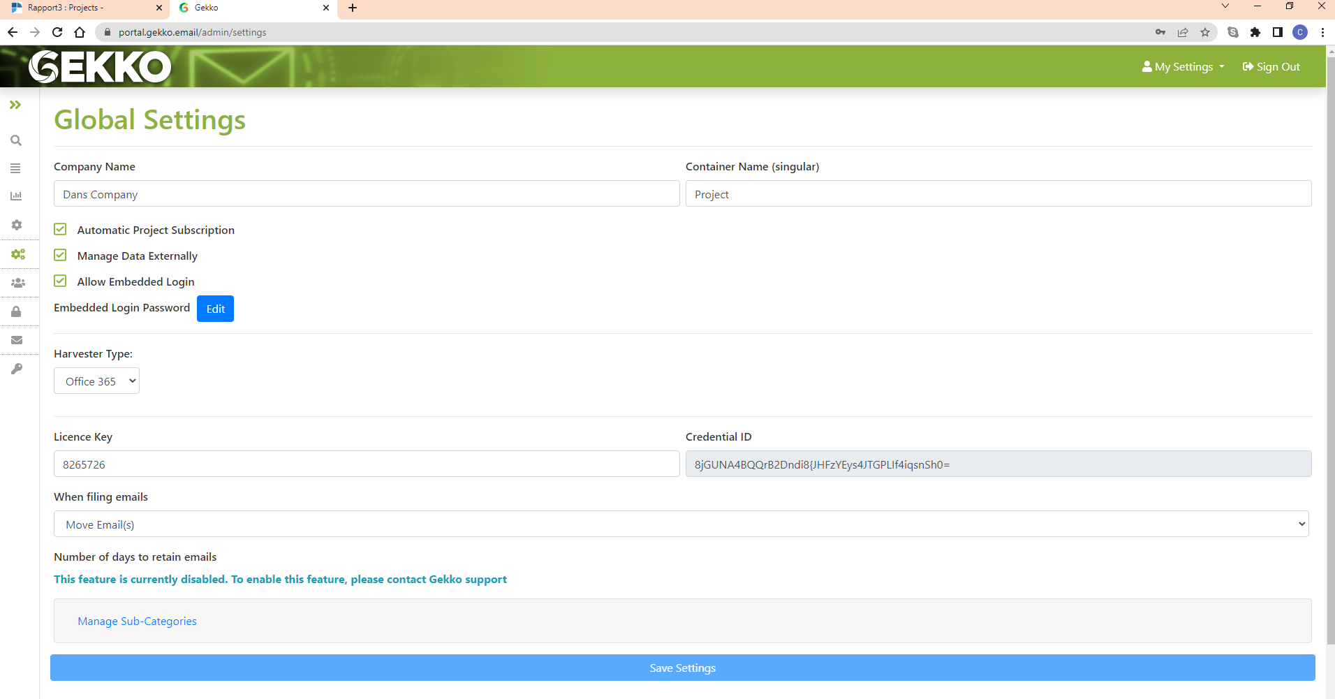 Integrating Gekko with Rapport3: Streamlining Email Management