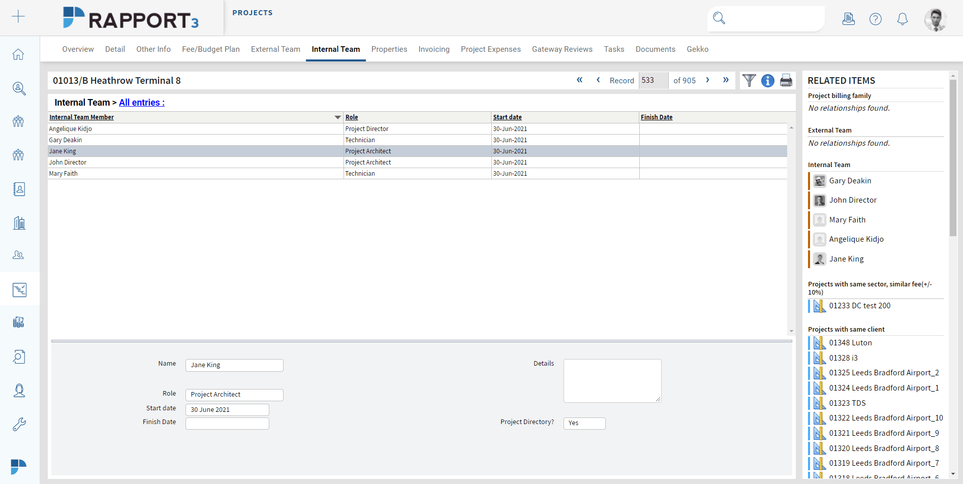 Rapport3 Product Tour: Project and Resource Management Solutions