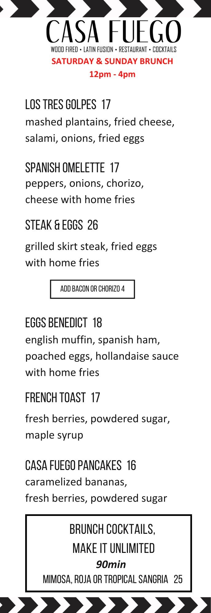 Wood Fired Latin Restaurant | Casa Fuego