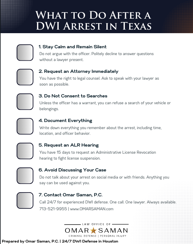 DWI Defense | Omar Saman Law Firm | Houston, TX