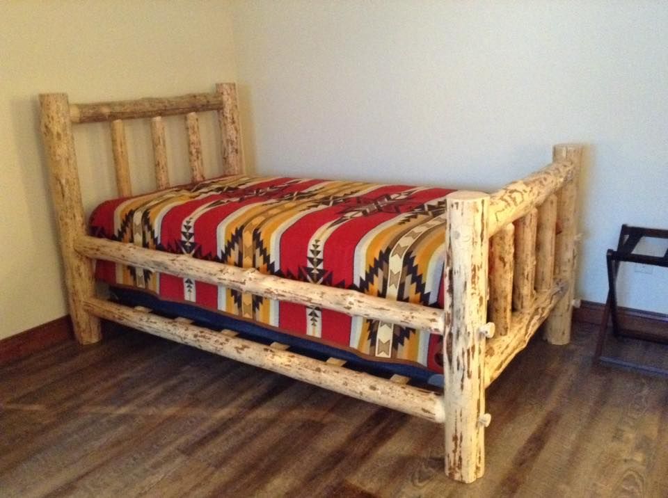 Log Beds, Rustic Bed Frames | Missoula, MT | Lumberjack Log Furniture