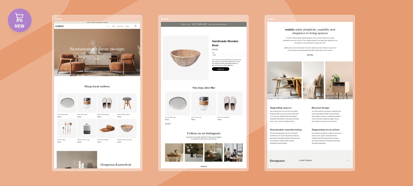 New Template: Home Design Store